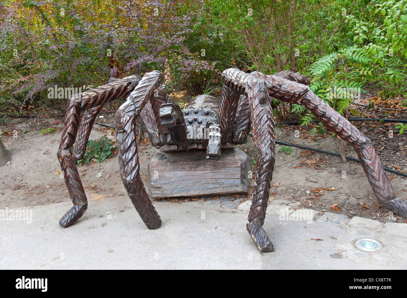 Spider Shape Bench Stock Photo - Alamy
