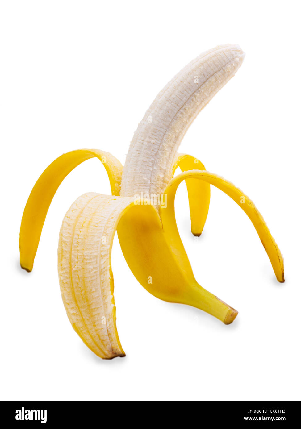 Open banana hi-res stock photography and images - Alamy