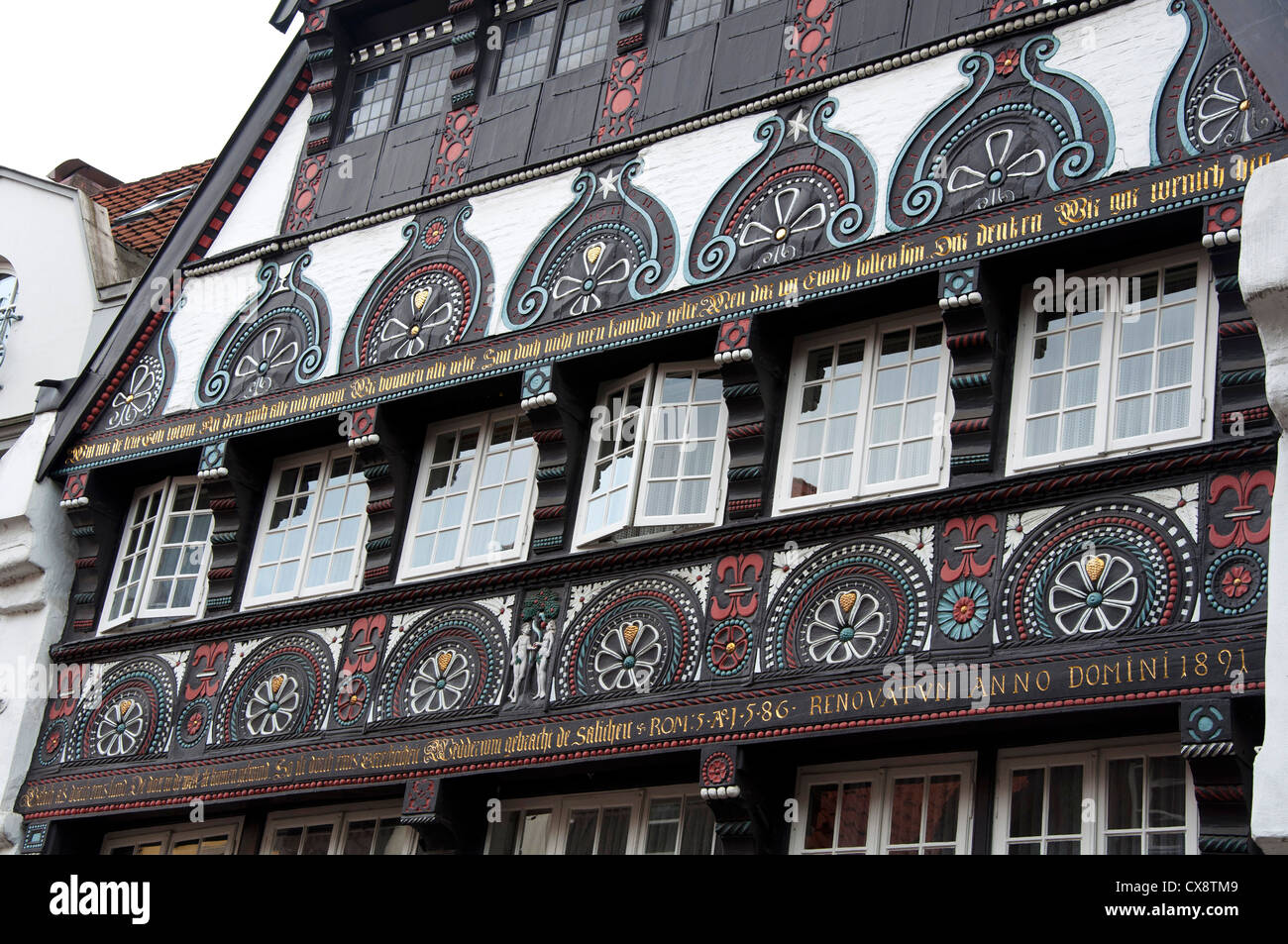 Medieval Timbered Fachwerk House, Osnabruck, Germany Stock Photo - Alamy