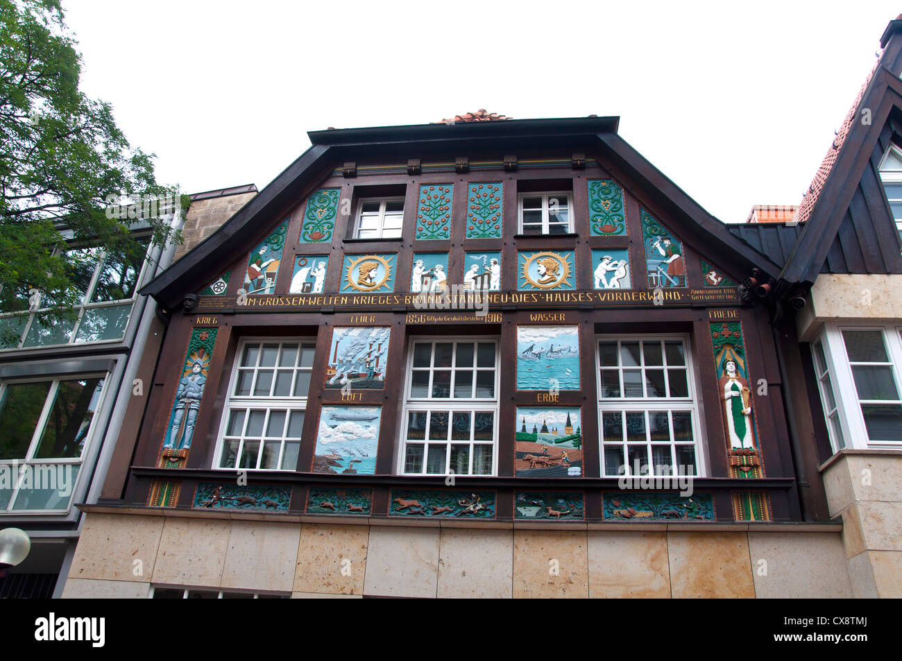 Medieval Timbered Fachwerk House, Osnabruck, Germany Stock Photo - Alamy