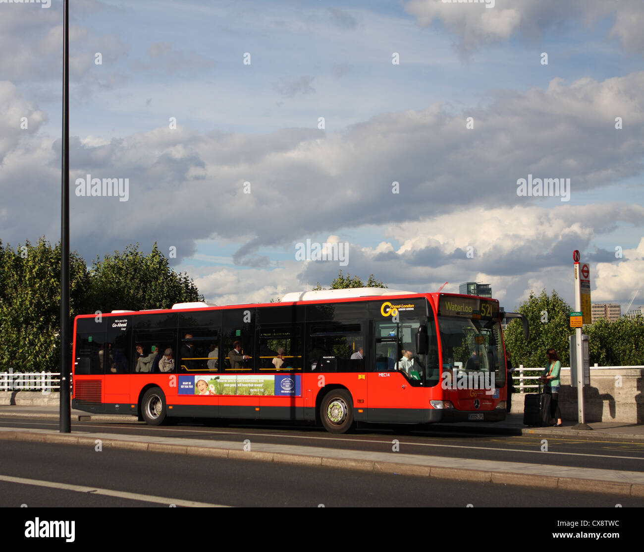 Single decker bus side hi-res stock photography and images - Alamy