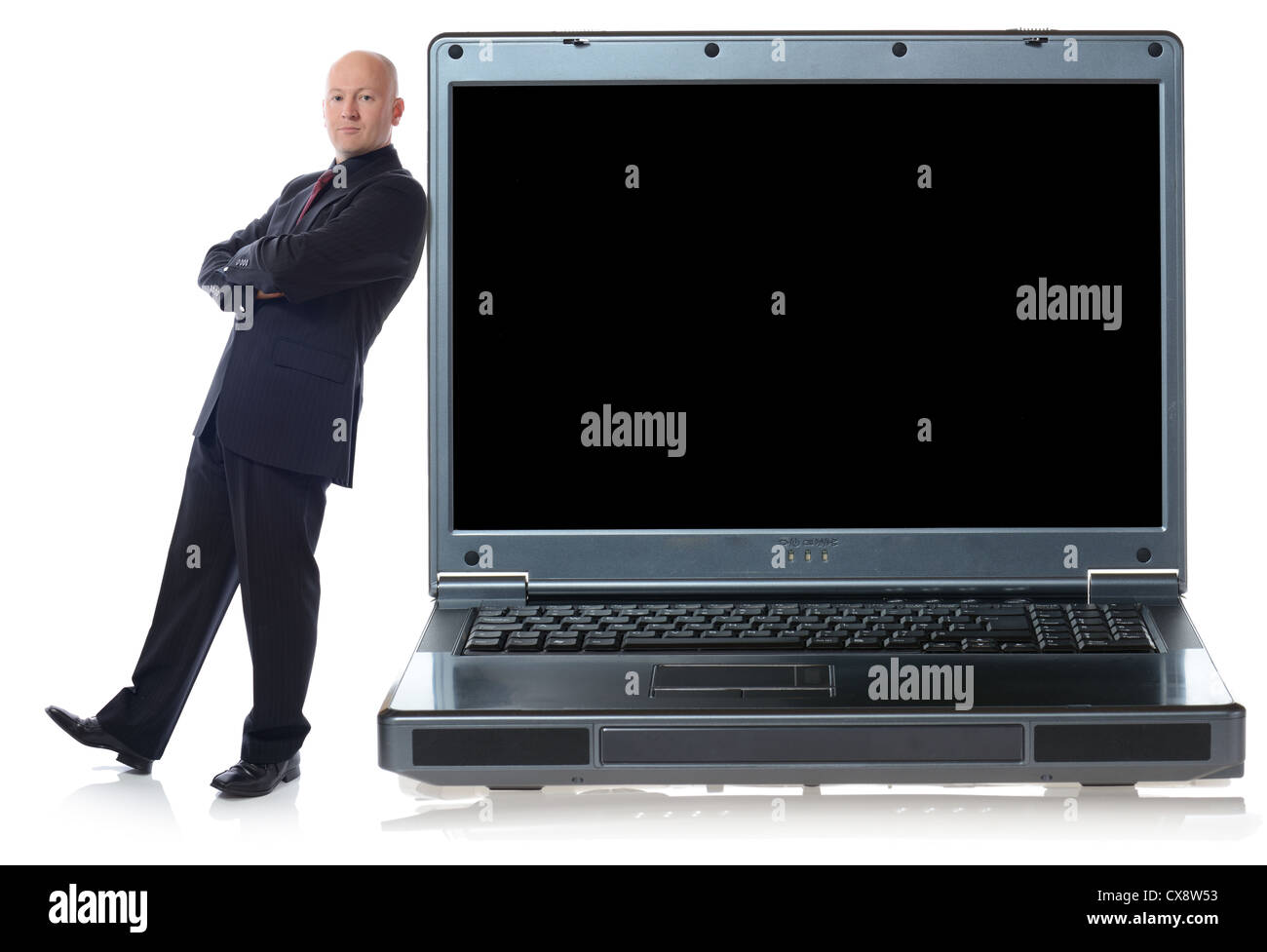 Man against technology Cut Out Stock Images & Pictures - Alamy