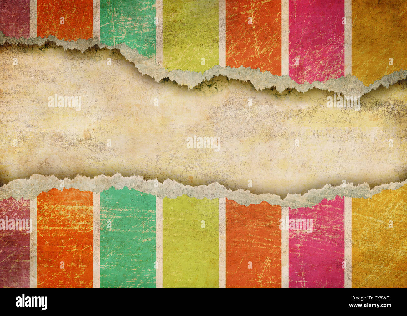 Grunge ripped paper background Stock Photo - Alamy