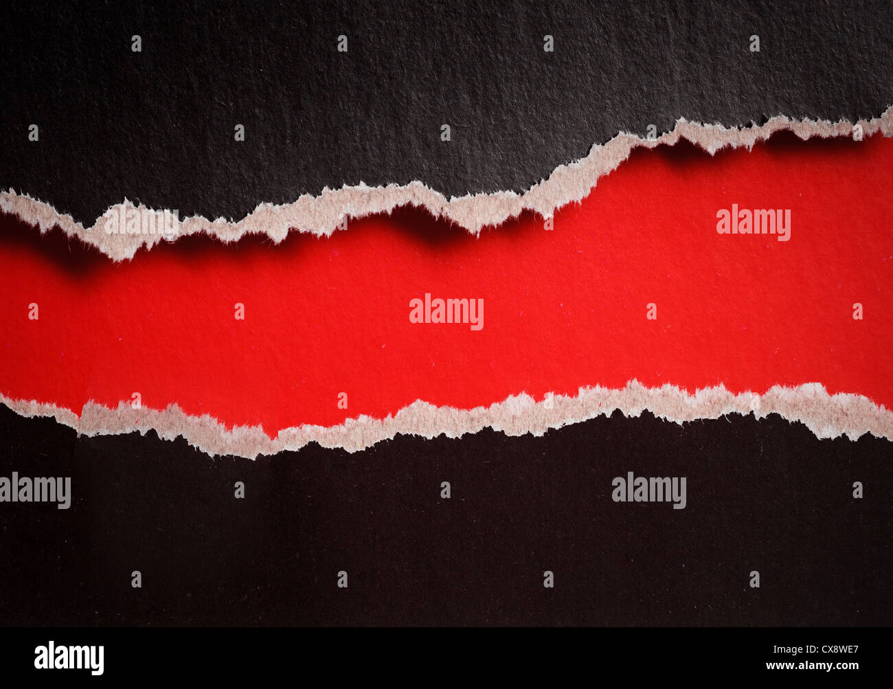 Ripped Paper Black Background Stock Photos & Ripped Paper Black ...