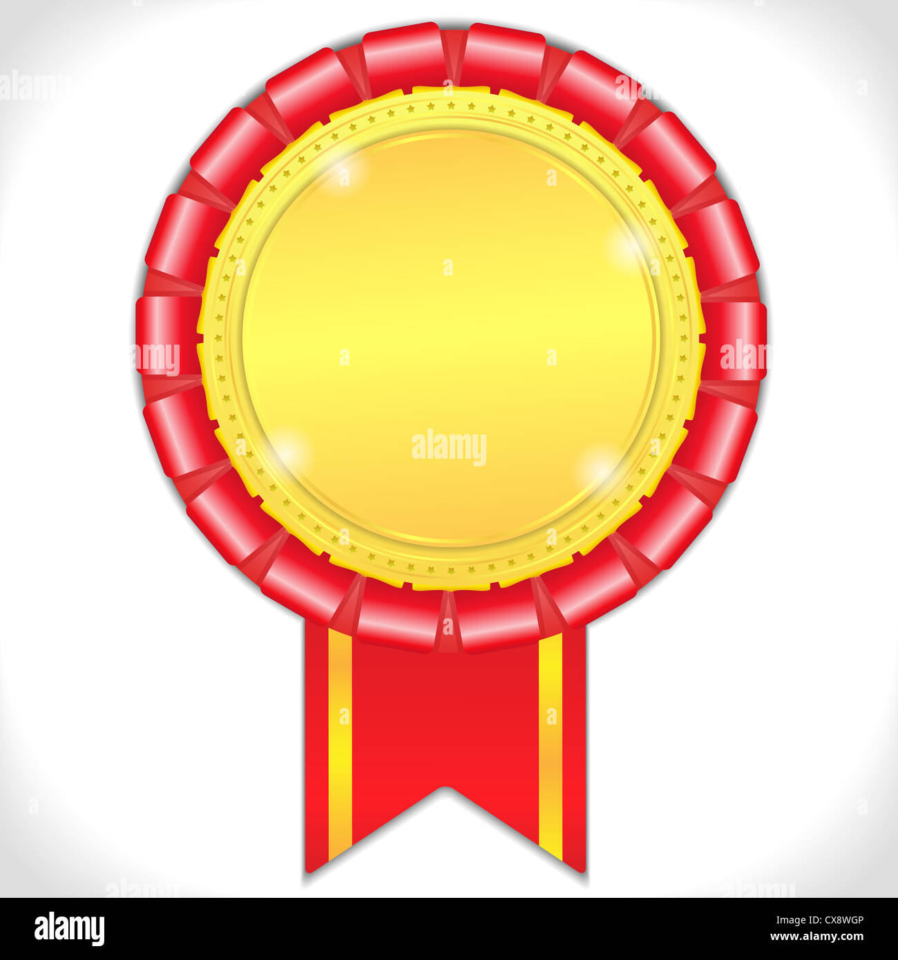 Red banner medal hi-res stock photography and images - Alamy
