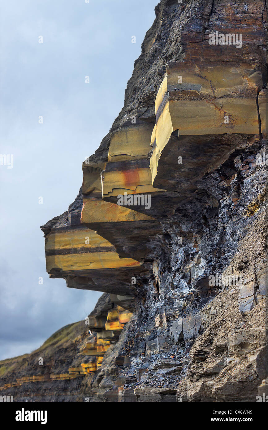 Rock clay strata hi-res stock photography and images - Alamy