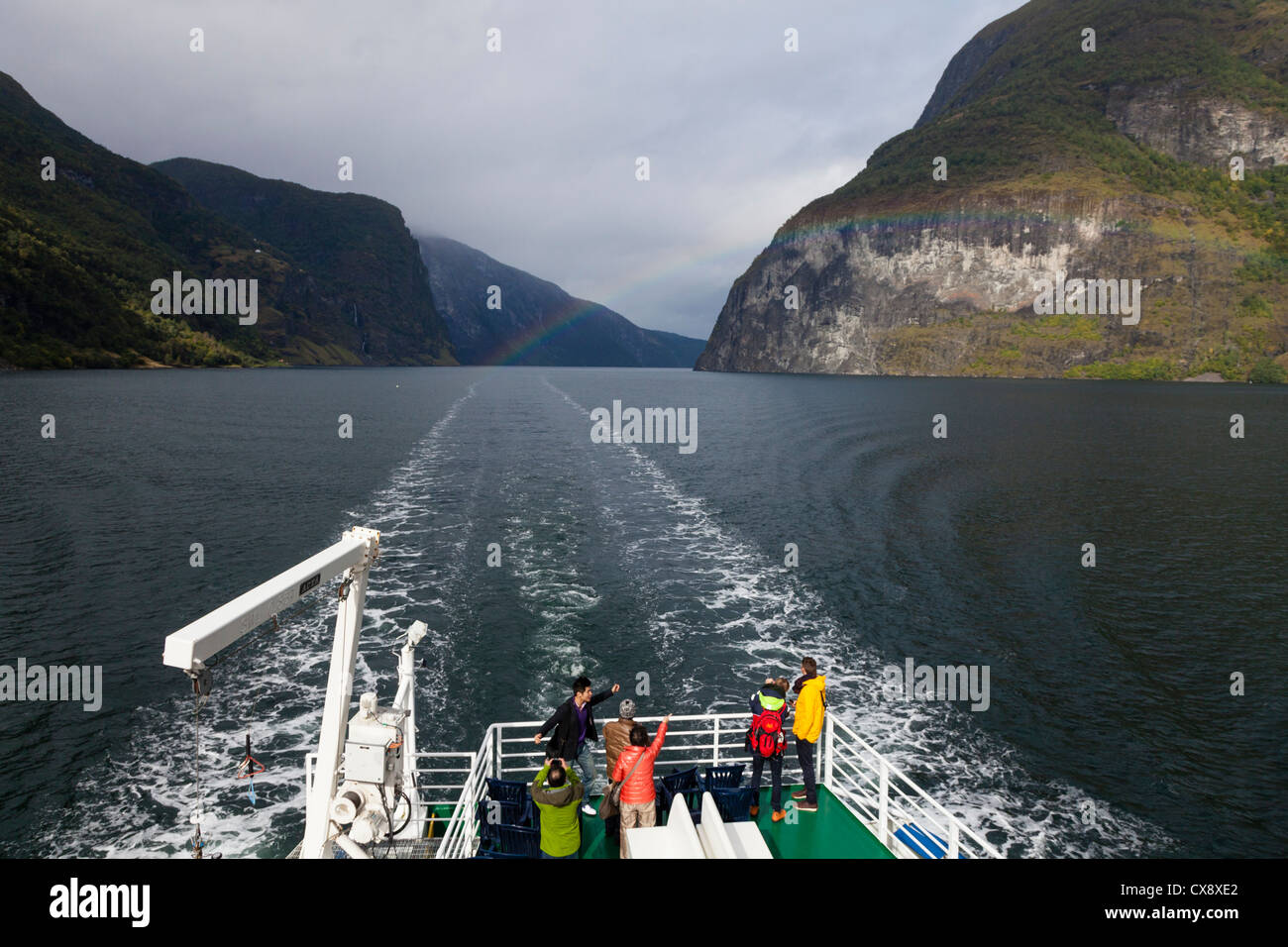 Nærøyfjord cruise Norway Stock Photo - Alamy