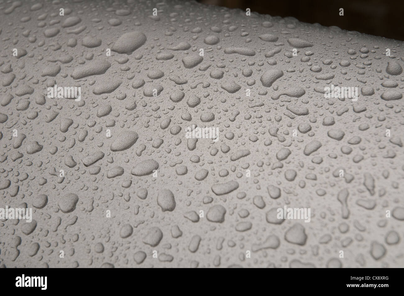 Water condensed on surface Stock Photo - Alamy