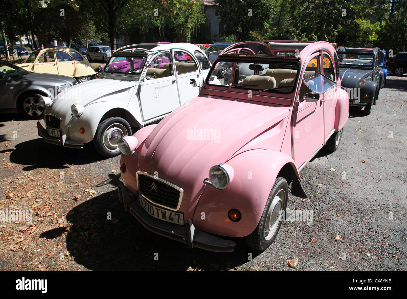 Pink 2cv hi-res stock photography and images - Alamy