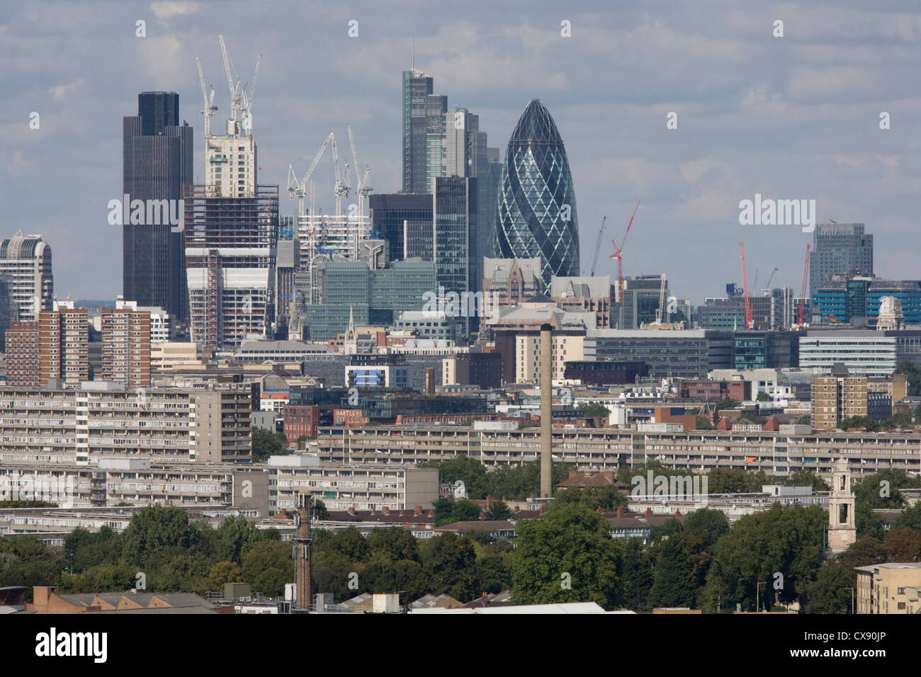 The gerkin london construction hi-res stock photography and images - Alamy