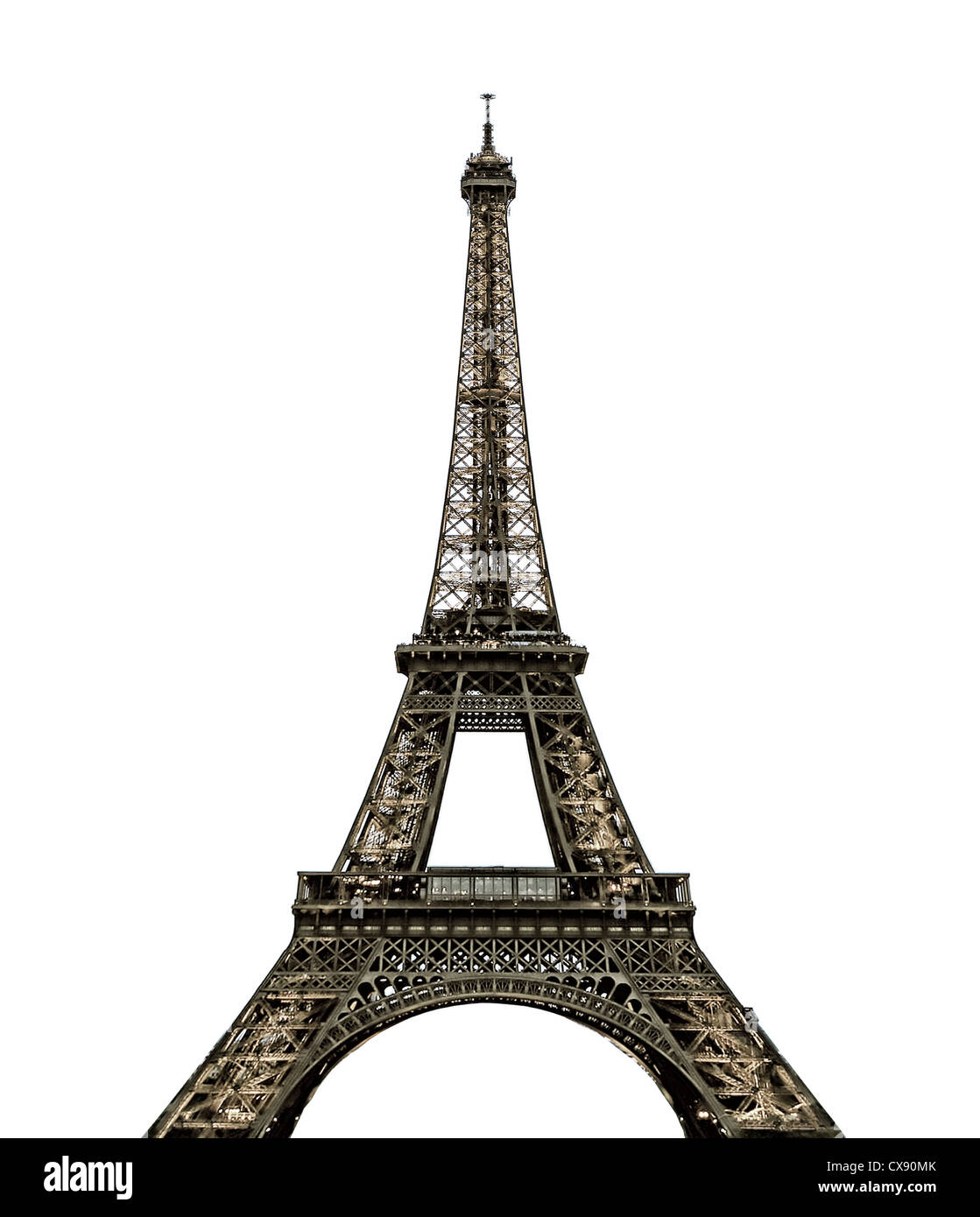 Eiffel tower construction Cut Out Stock Images & Pictures - Alamy