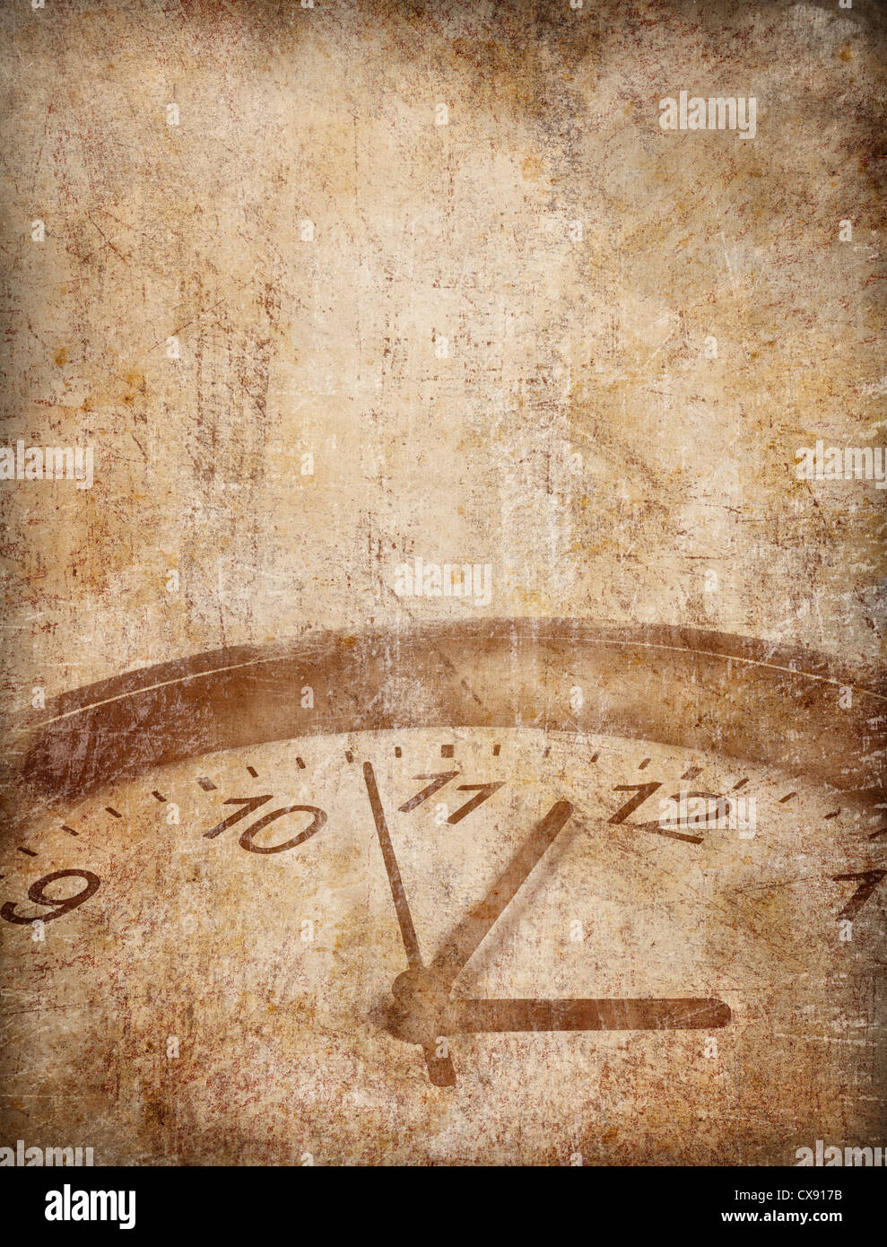 Grunge time concept background Stock Photo - Alamy