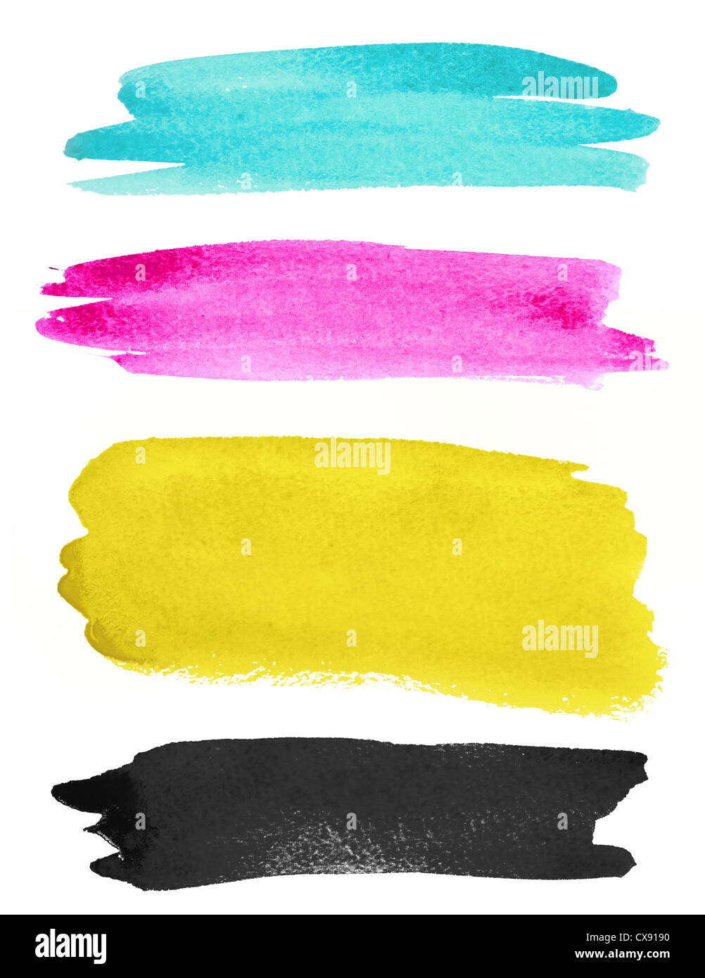 Brush strokes abstract Cut Out Stock Images & Pictures - Alamy