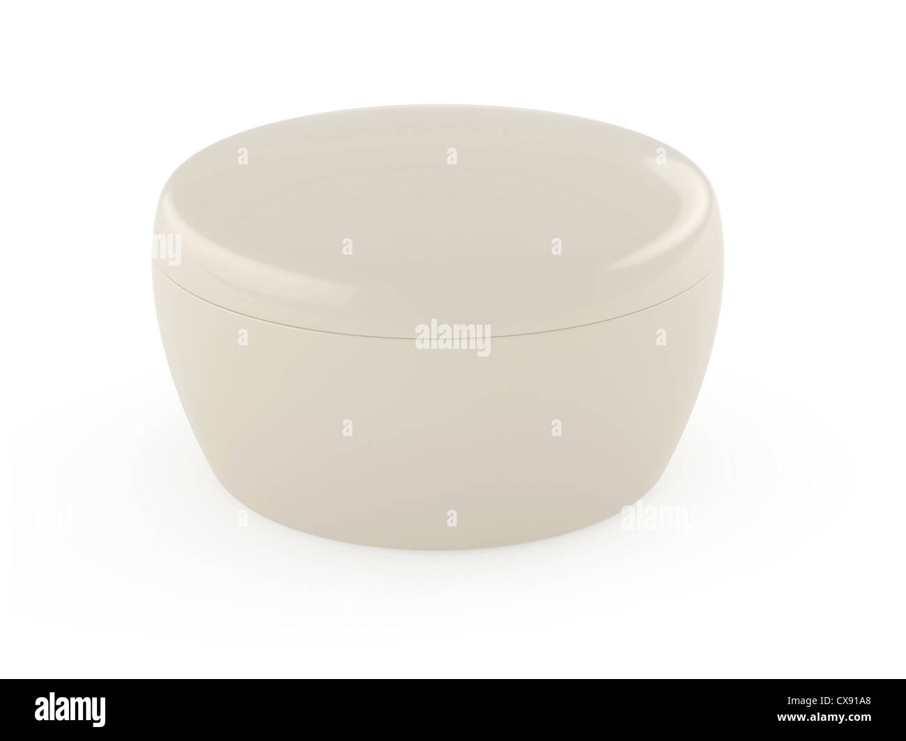 3d illustration of blank closed can isolated on white background Stock ...