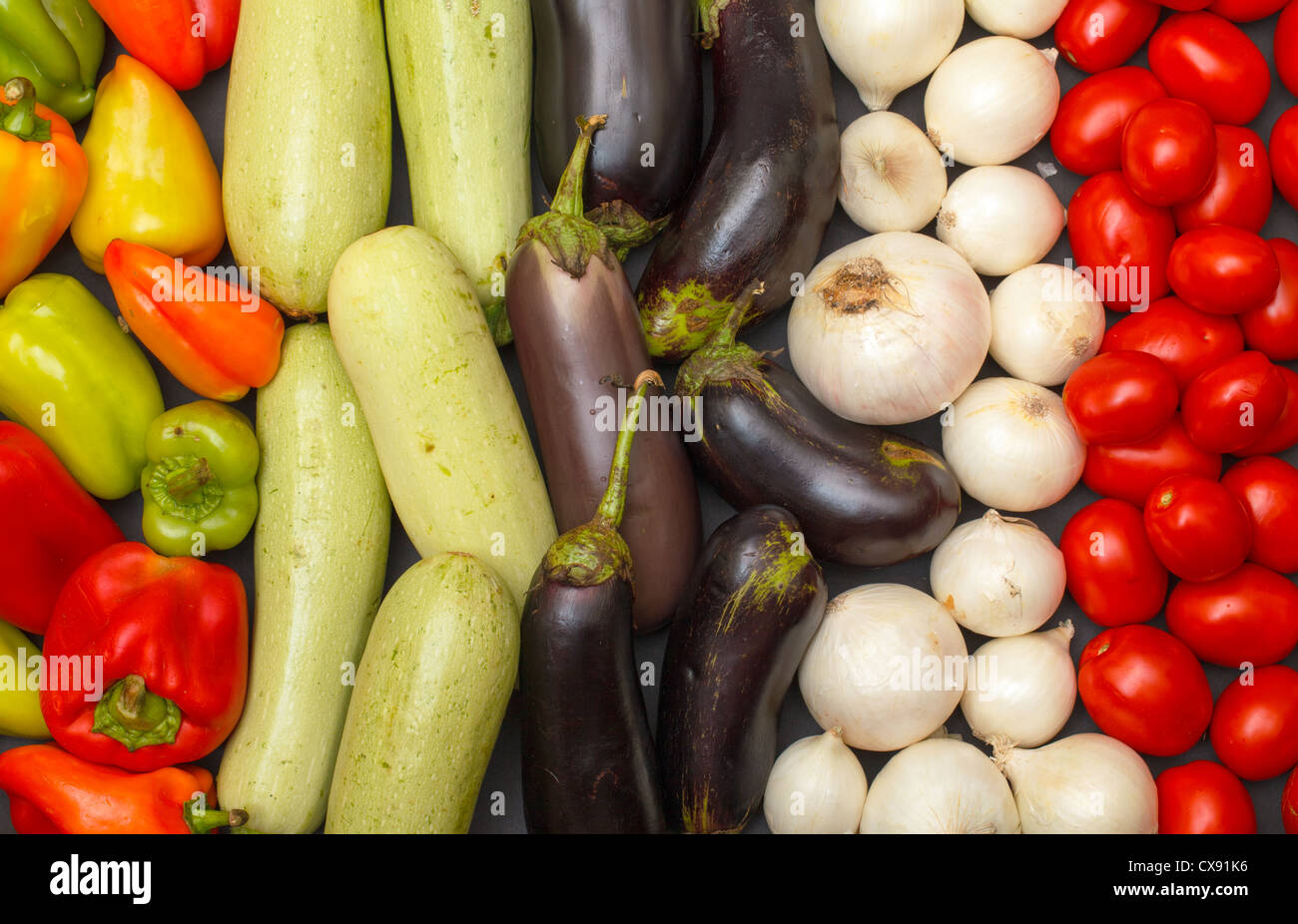 Multicolored Vegetable Variety background, assortment Stock Photo - Alamy