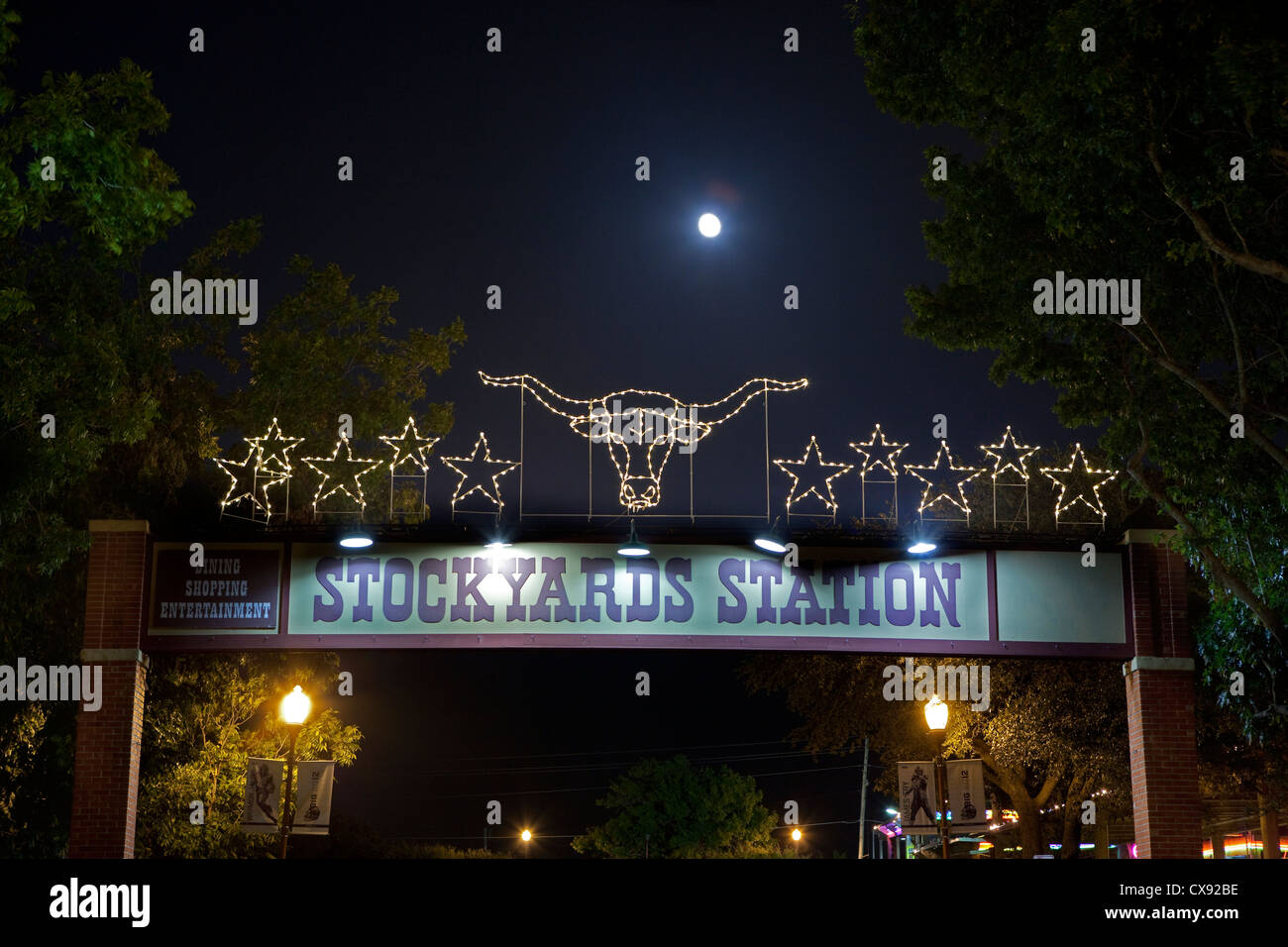 Fort worth stockyards night hi-res stock photography and images - Alamy