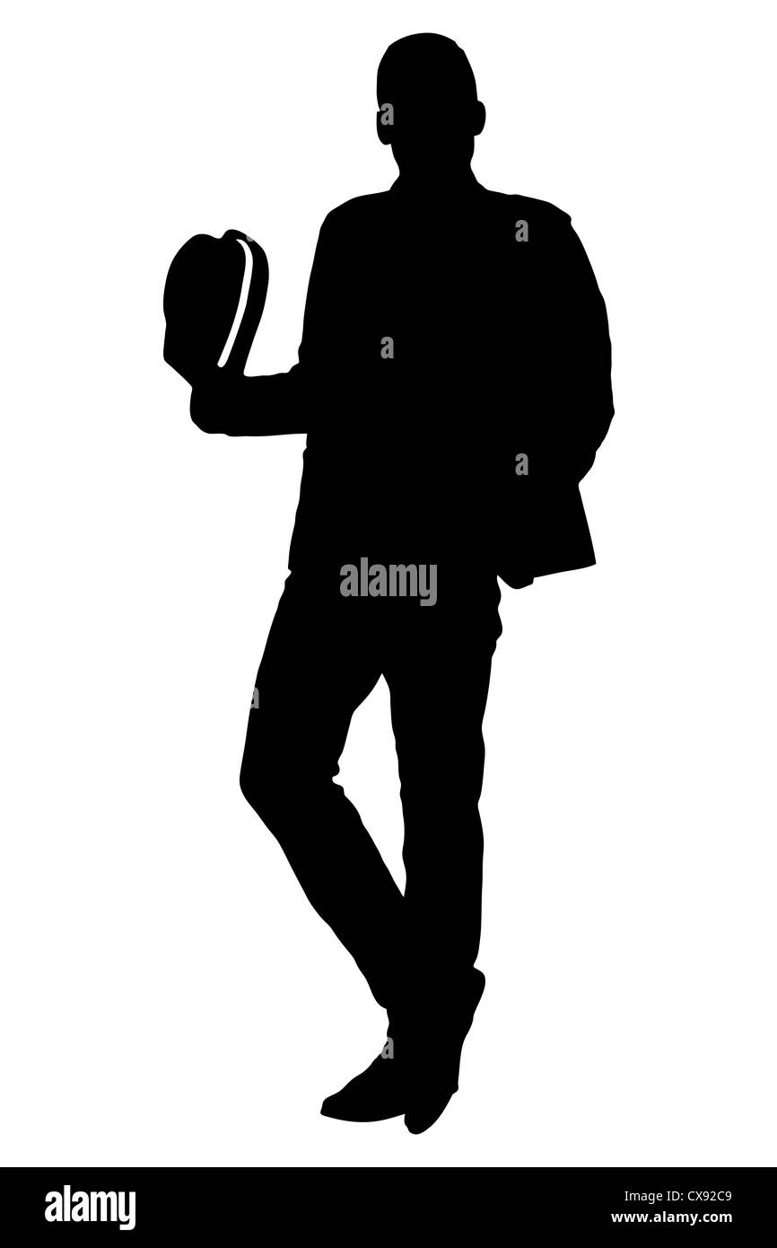Full length portrait trendy Black and White Stock Photos & Images - Alamy