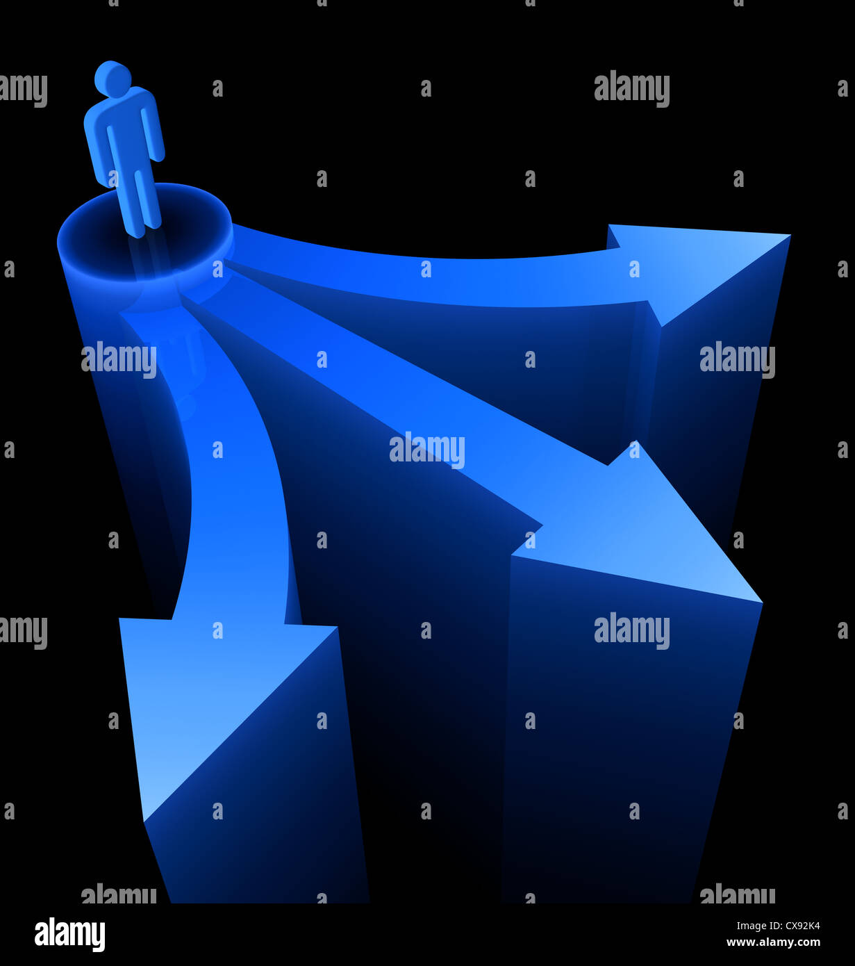 Right wrong path hi-res stock photography and images - Alamy