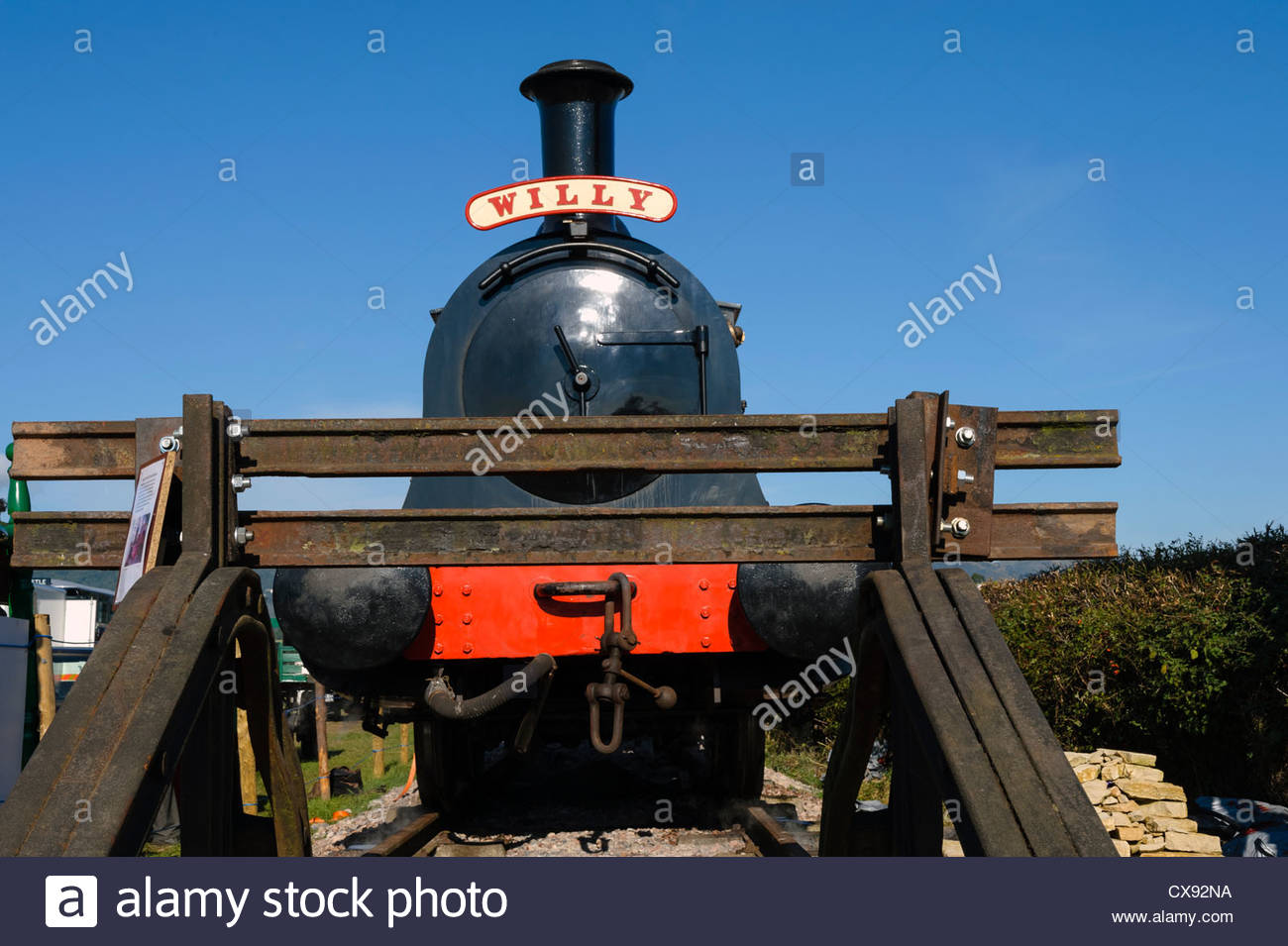 Steam Train Buffers Steam Railway Stock Photos & Steam Train Buffers ...
