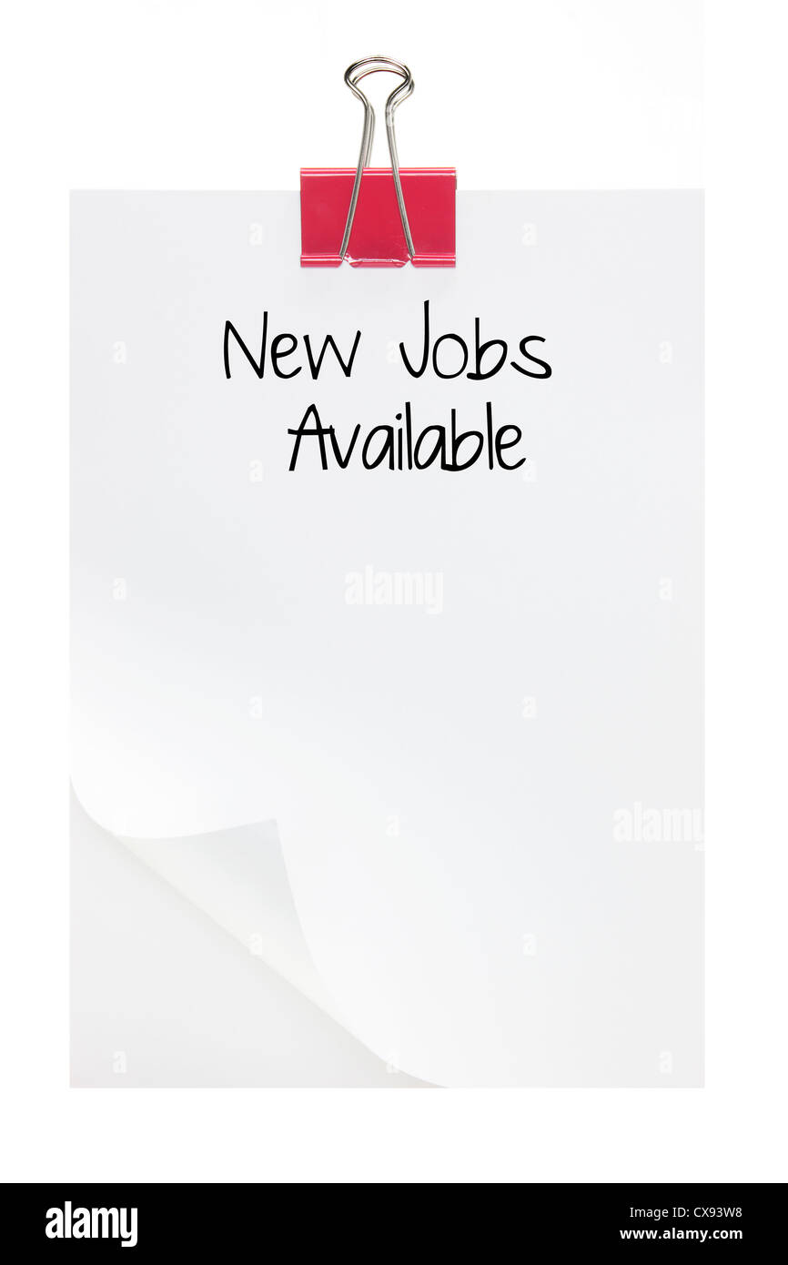 Vacancies job notice board hi-res stock photography and images - Alamy