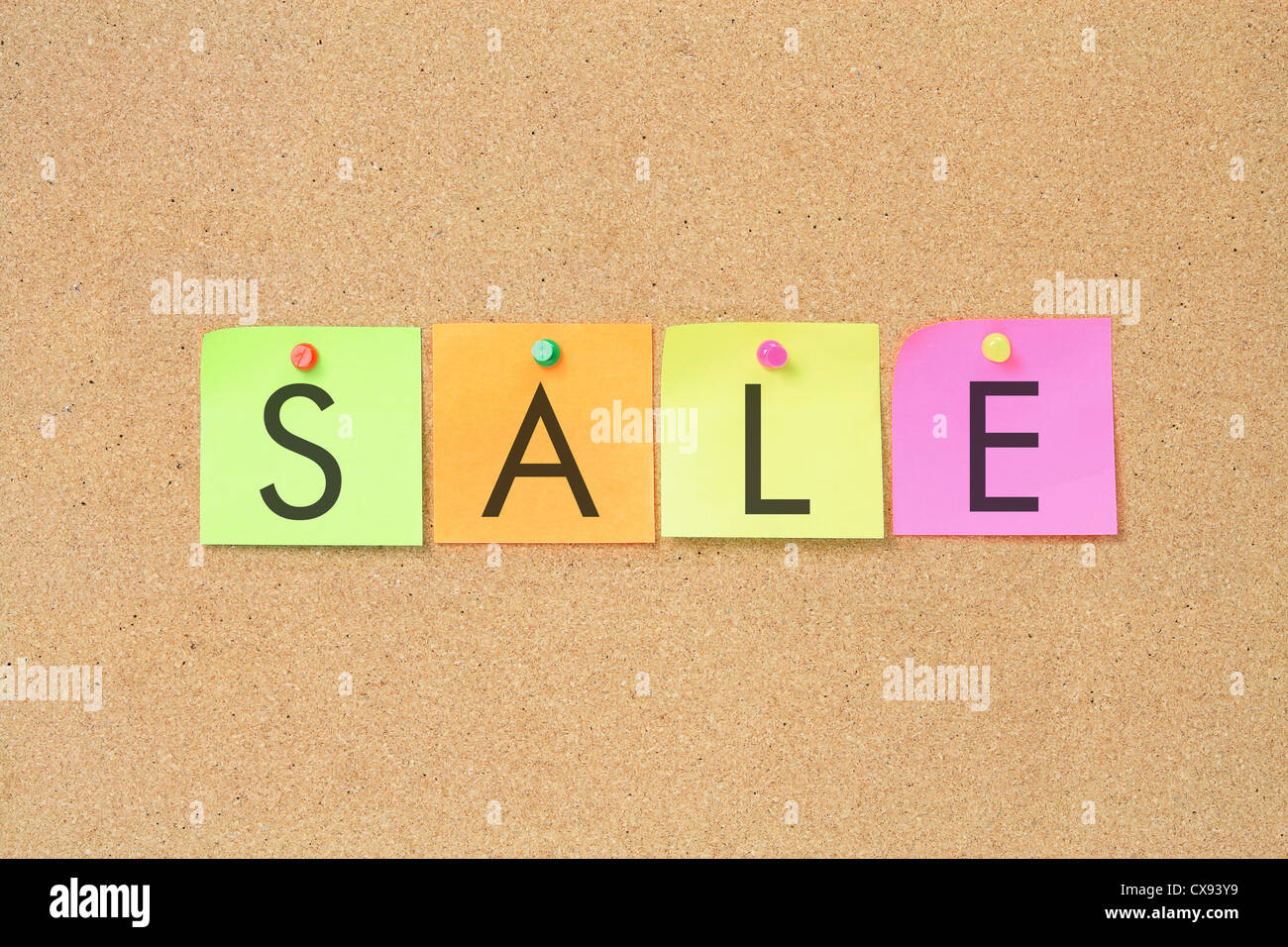 Sticky Notes on Cork Board Stock Photo - Alamy Sticky Notes on Cork Board Stock Photo - Alamy