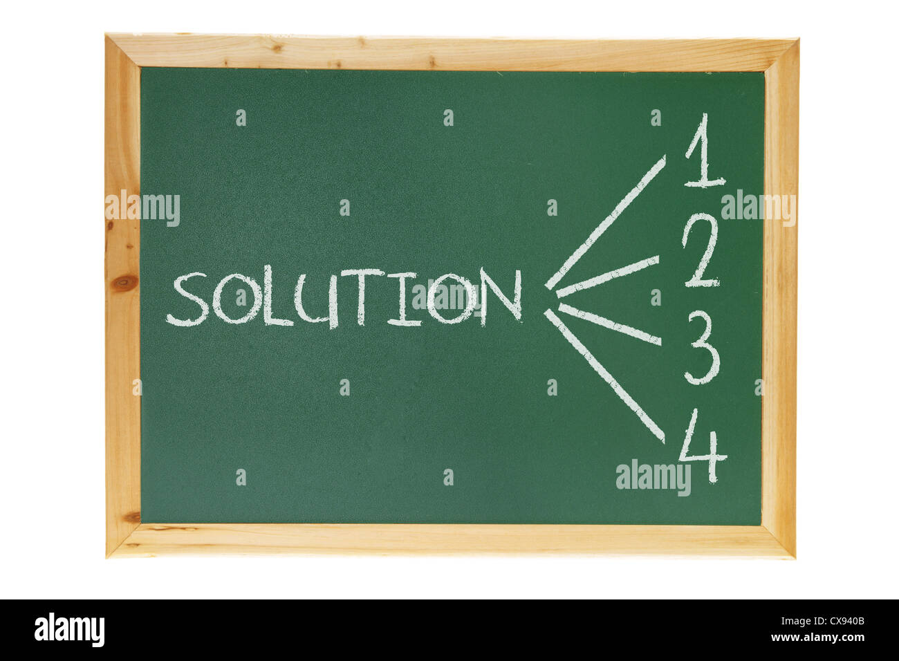 Solution answer hi-res stock photography and images - Alamy