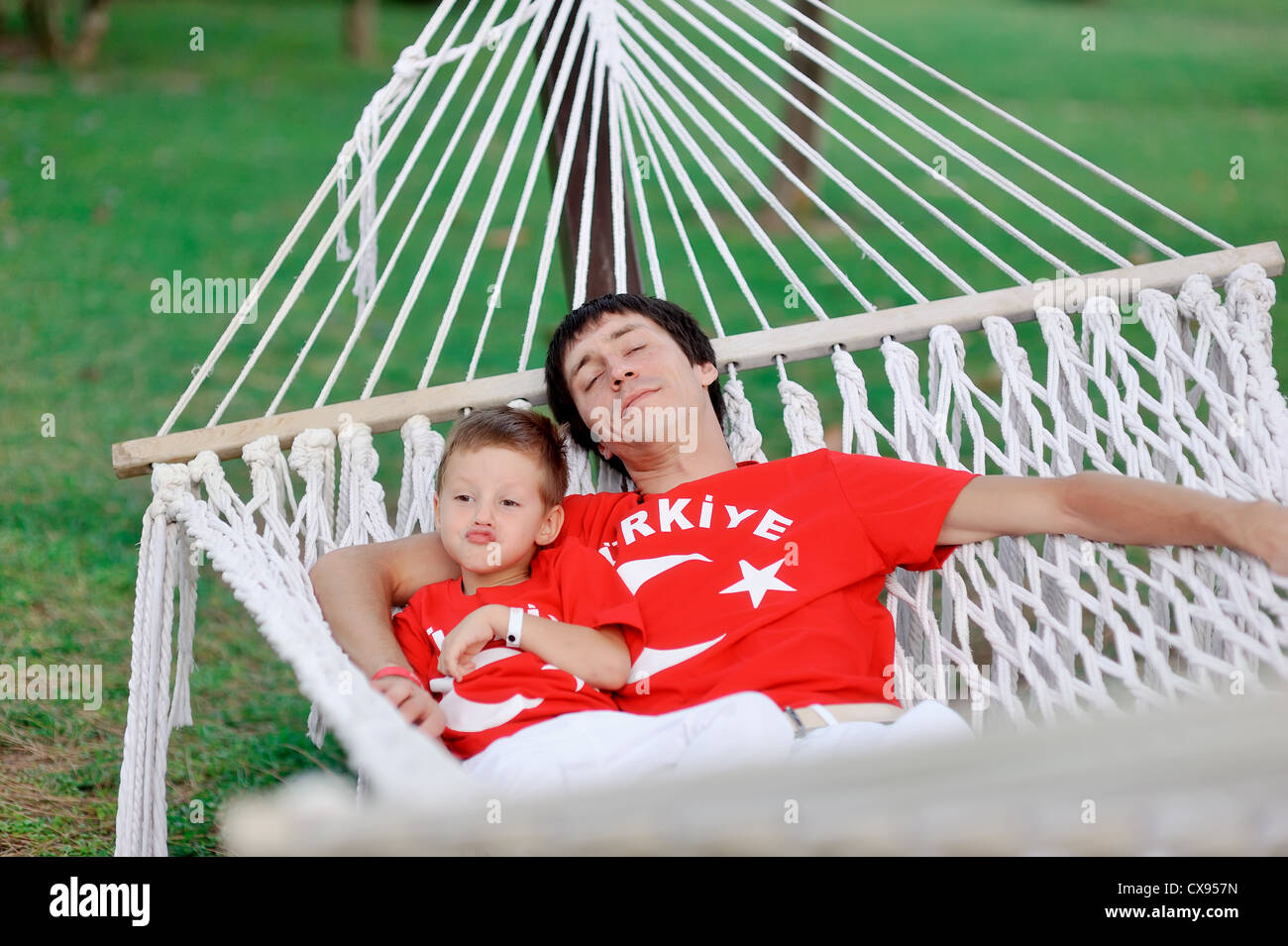 hammock and people Stock Photo - Alamy