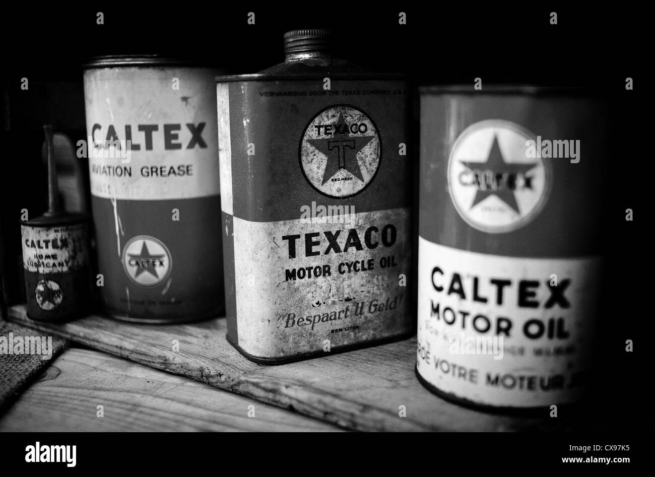 Caltex Black and White Stock Photos & Images - Alamy