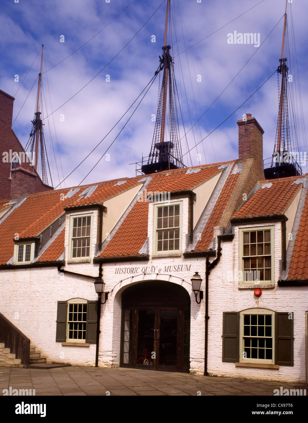 England County Durham Hartlepool historic Quay Stock Photo - Alamy