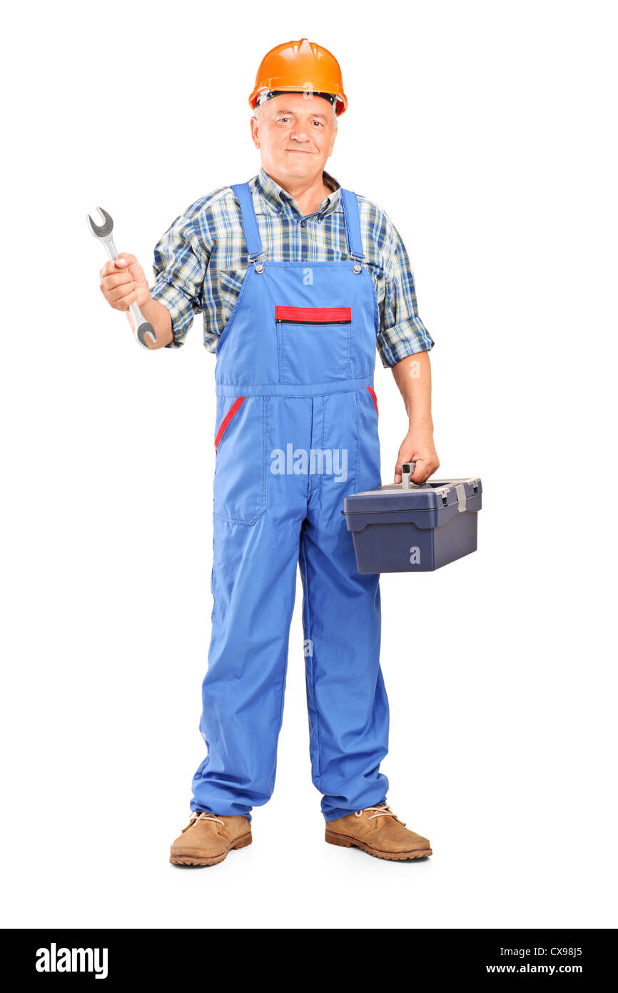 A mechanic holding tools hi-res stock photography and images - Alamy