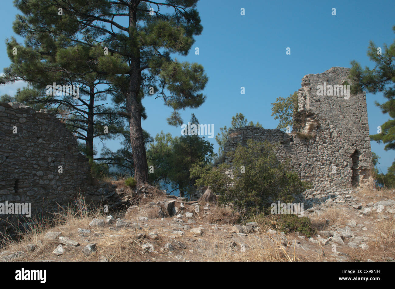 Thassos Greece. Site of the Sanctuary of Pythius Apollo and the ...