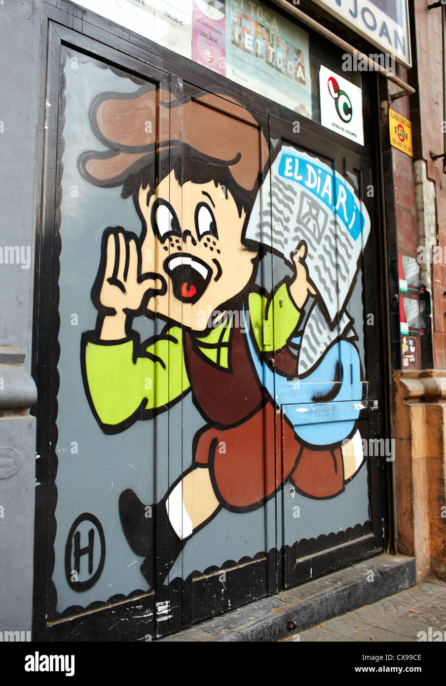 Graffiti street art on run hi-res stock photography and images - Alamy