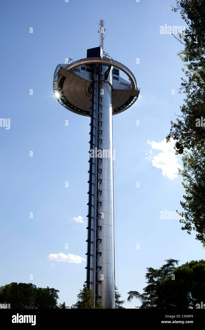 The Faro de Moncloa is a 100-metre-high transmission tower with an ...