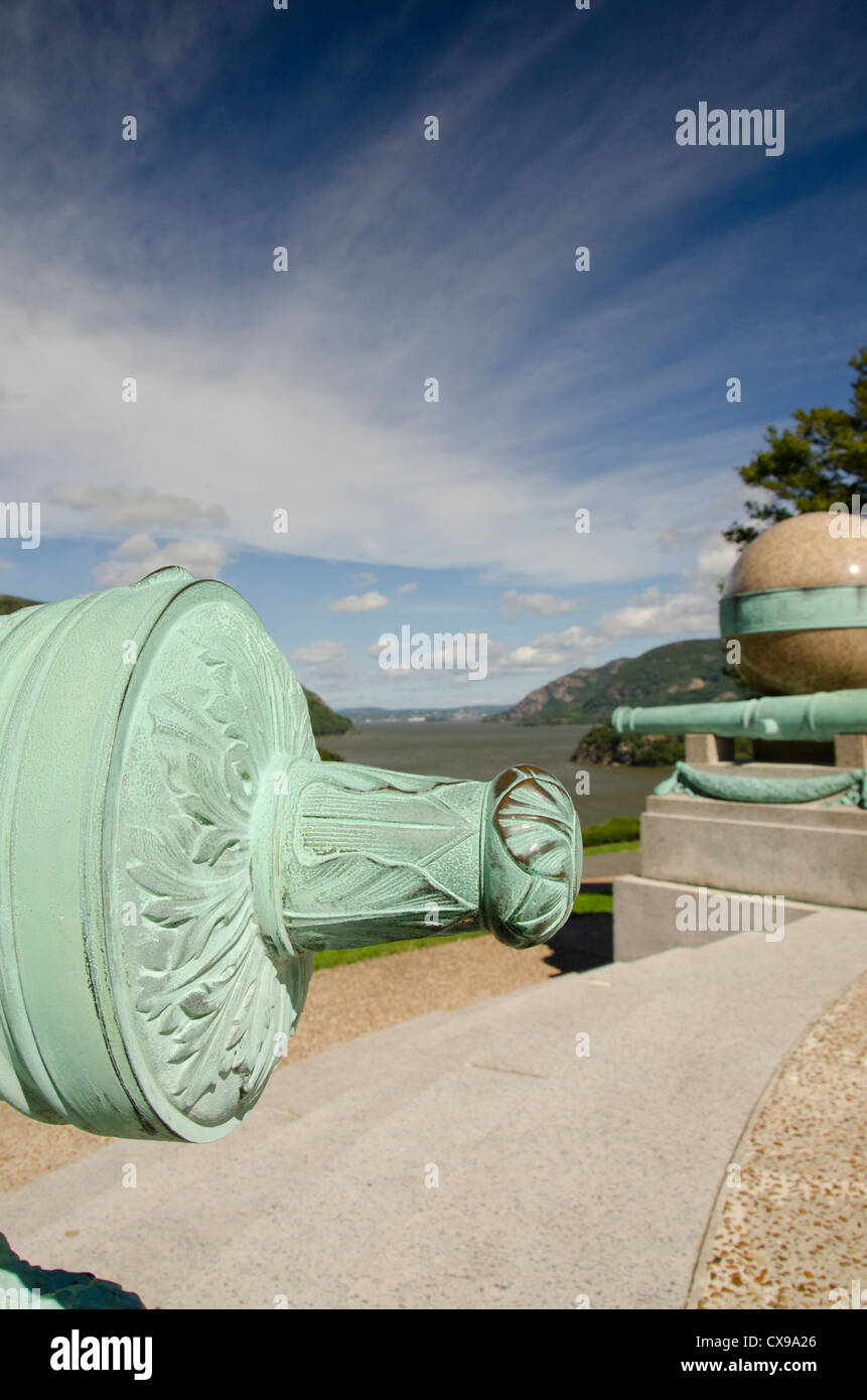 New York, West Point US Military Academy, Trophy Point. Battle Monument ...