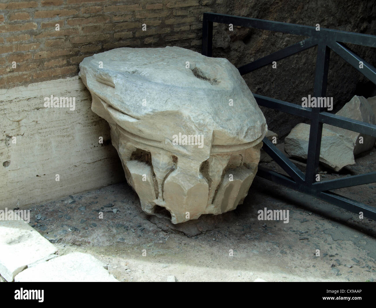 Interior of the Colosseum Stock Photo - Alamy