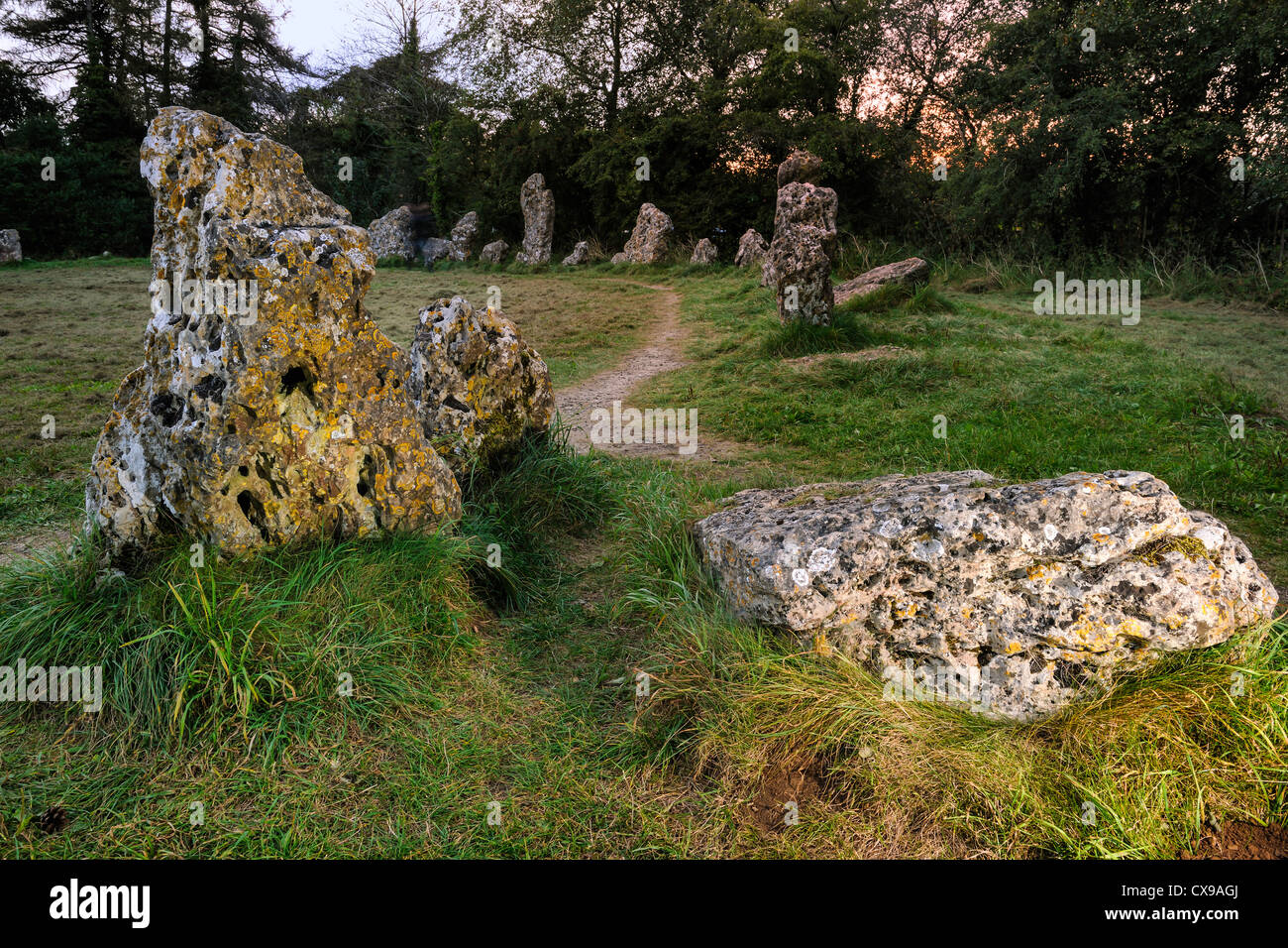 The Ancient Rollright Stones Stock Photo - Alamy