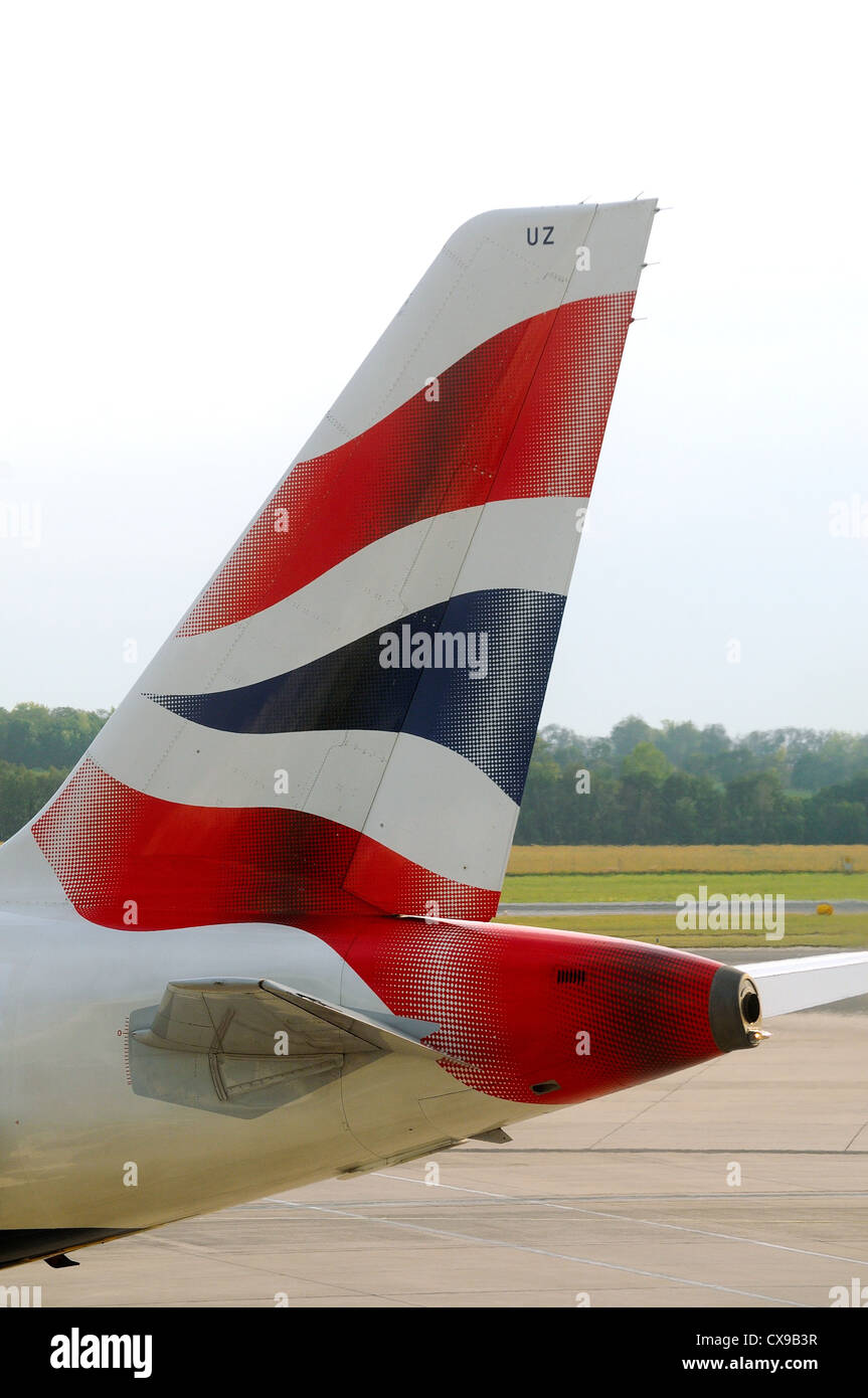 British airways tail fin hi-res stock photography and images - Alamy