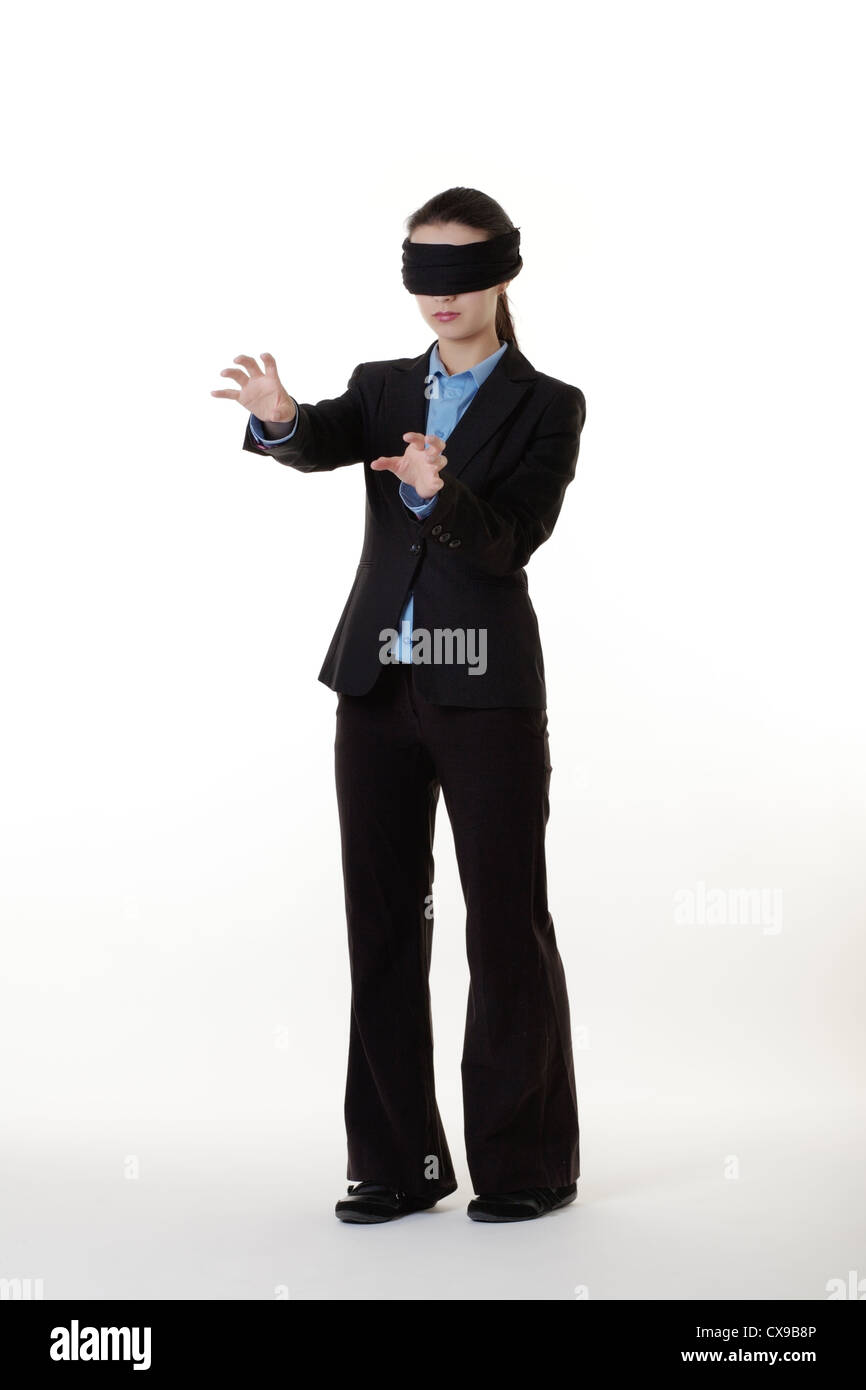 Blind fold hi-res stock photography and images - Alamy