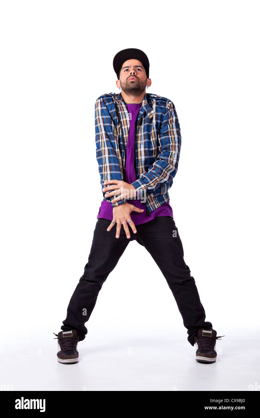 Hip hop dancer showing some movements (some motion blur Stock Photo - Alamy