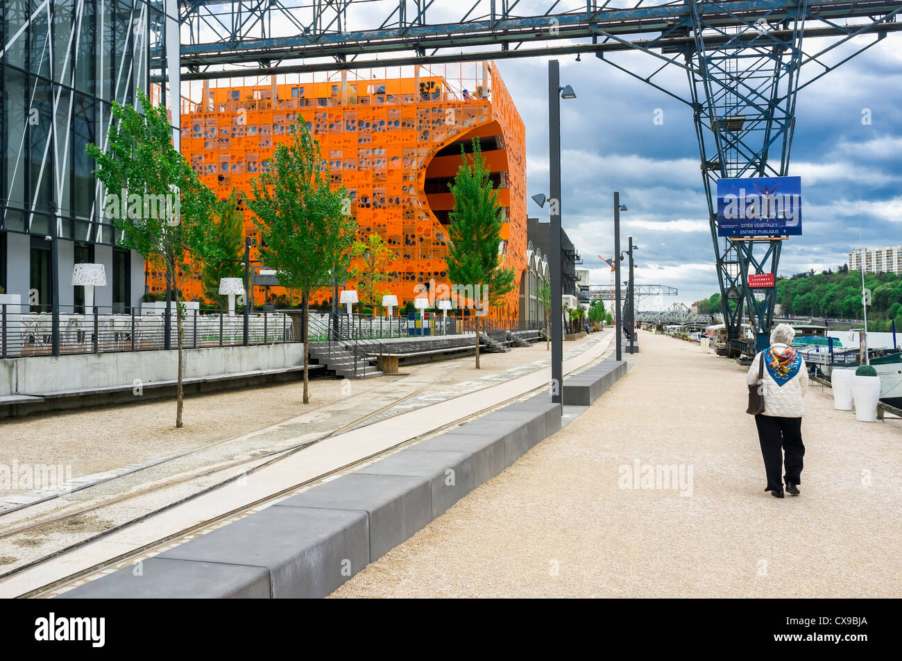 Lyon confluence cube hi-res stock photography and images - Alamy