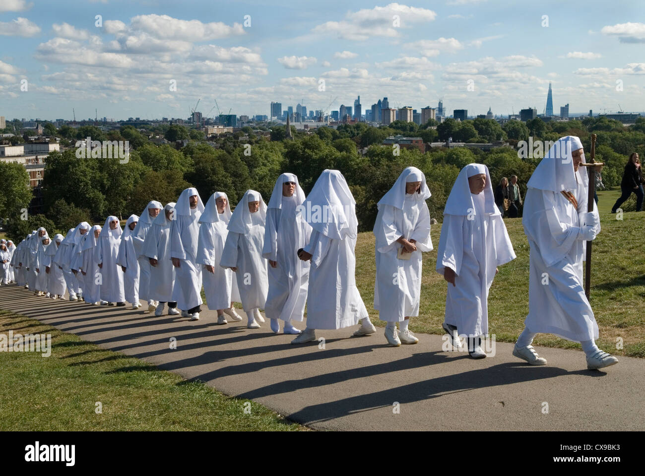 British druid order equinox london hi-res stock photography and images ...