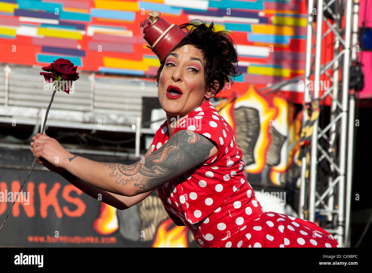 Miss Behave, Performing at Watch This Space Festival outside the ...