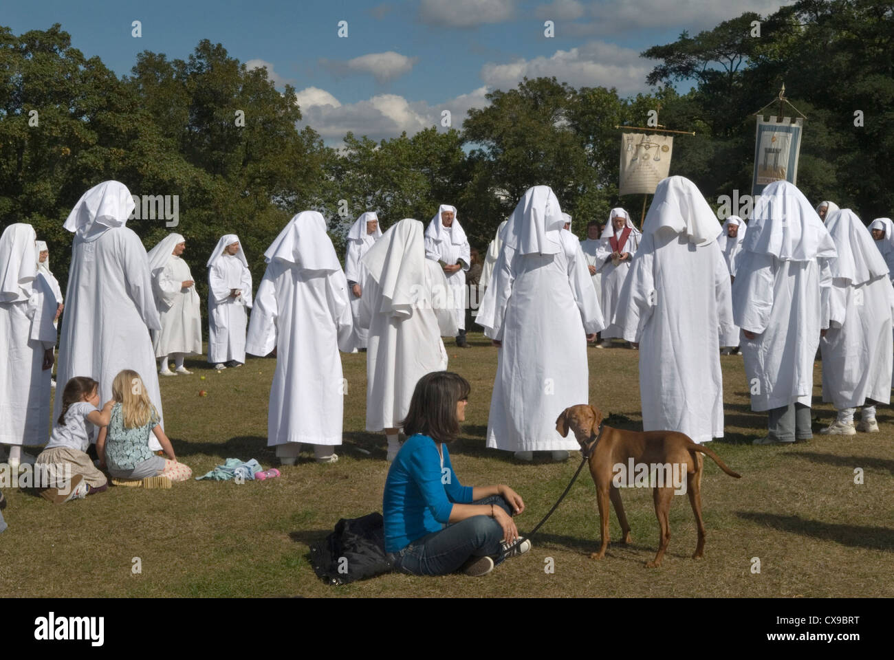 British Druid Order Equinox London High Resolution Stock Photography ...