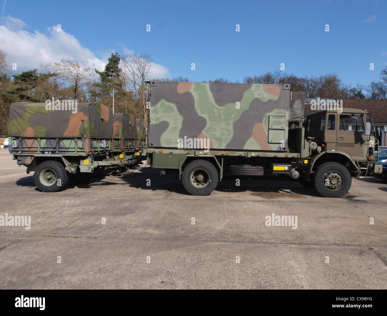 DAF military vehicles Stock Photo - Alamy