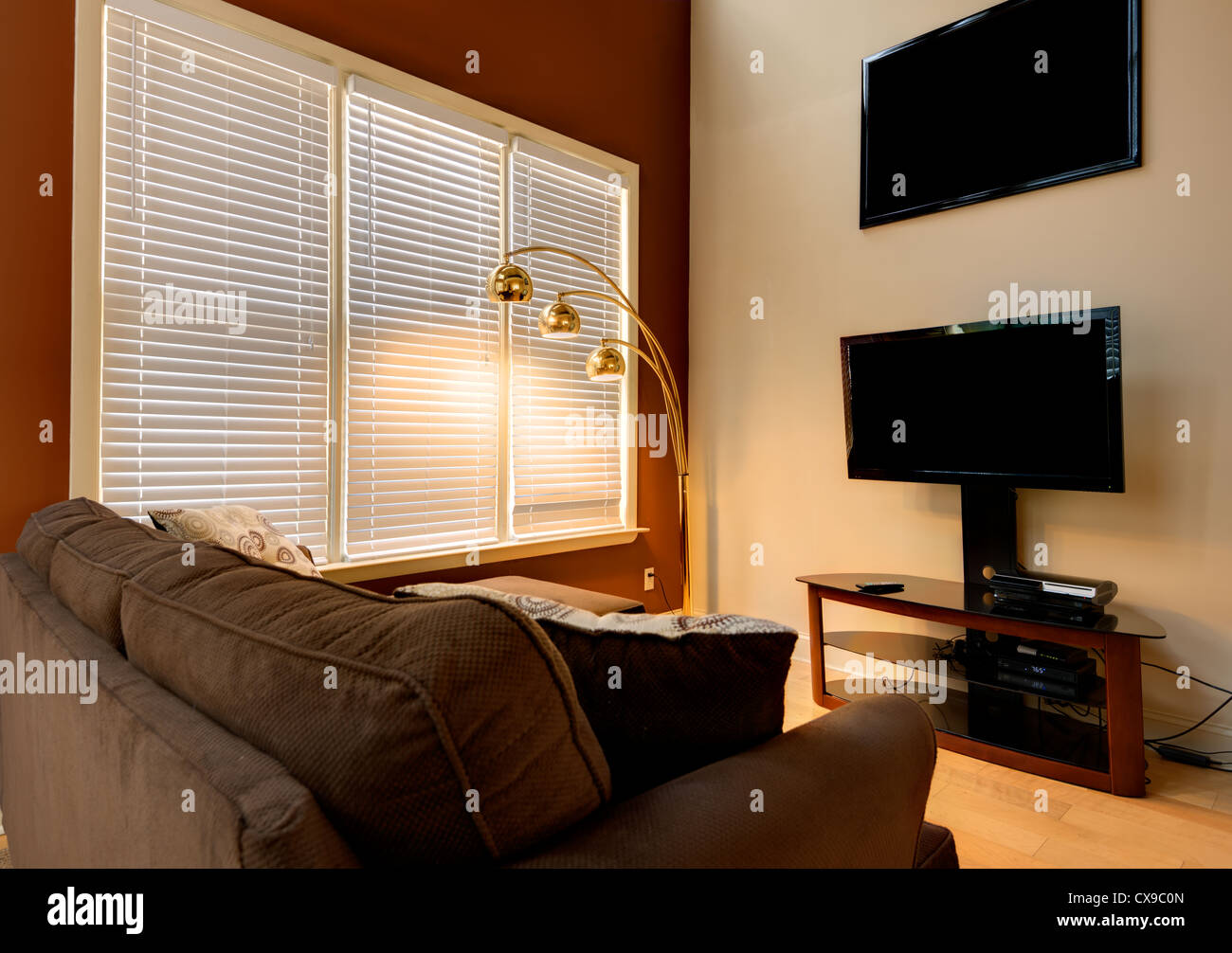 Den in a home interior Stock Photo - Alamy