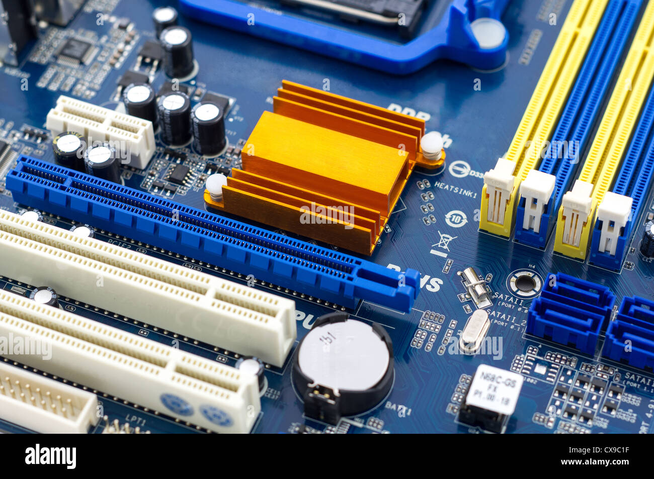 New mainboard of computer Stock Photo - Alamy