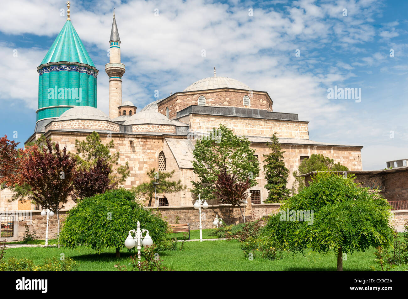 Mevlana (Rumi) mausoleum, Konya, Anatolia, Turkey Stock Photo - Alamy