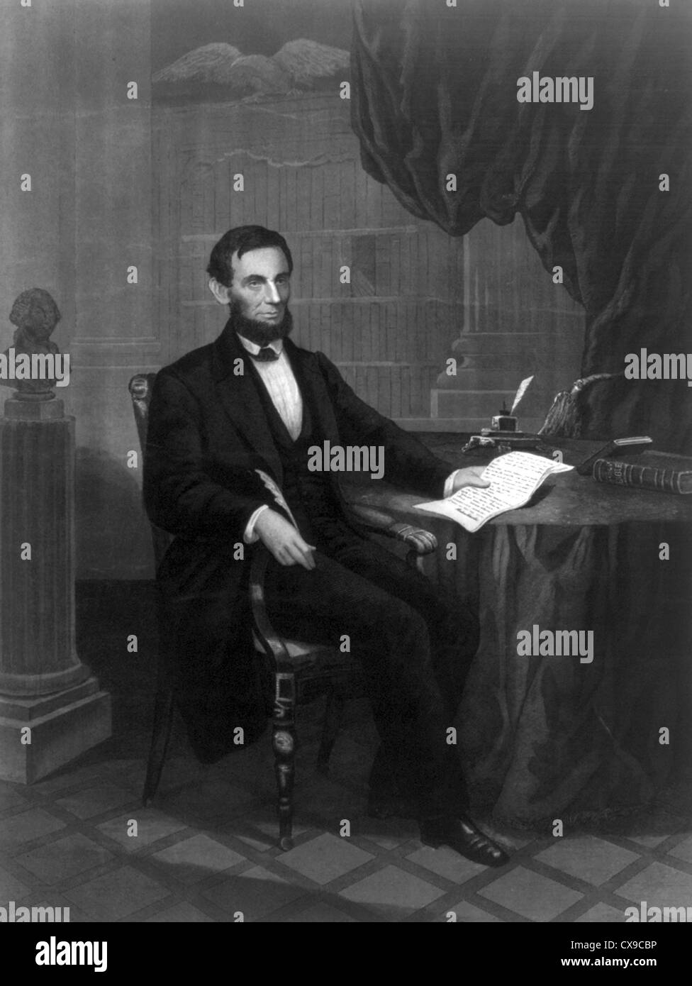 Abraham Lincoln. President of the United States. Signing the ...