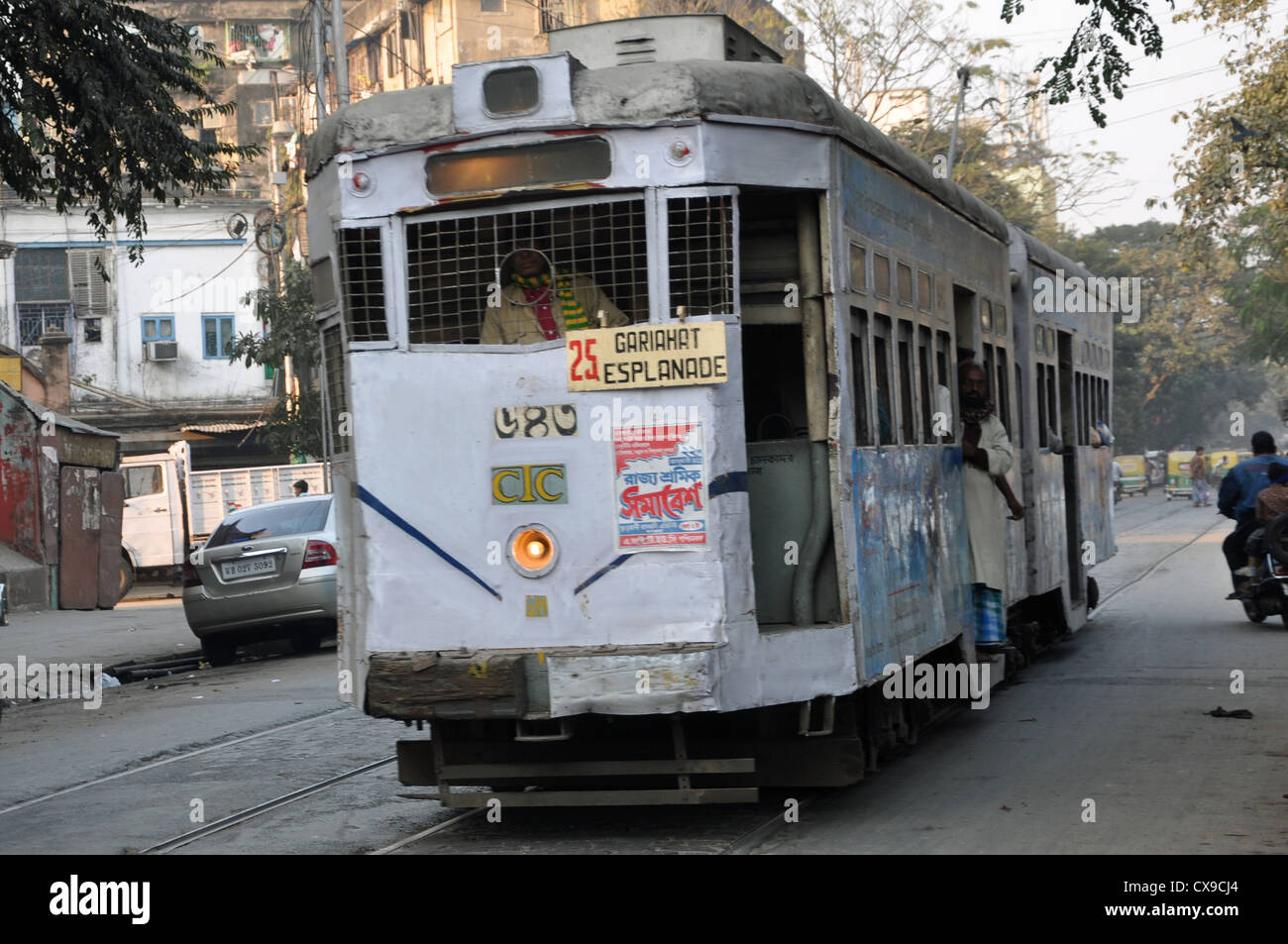 India tramway hi-res stock photography and images - Alamy