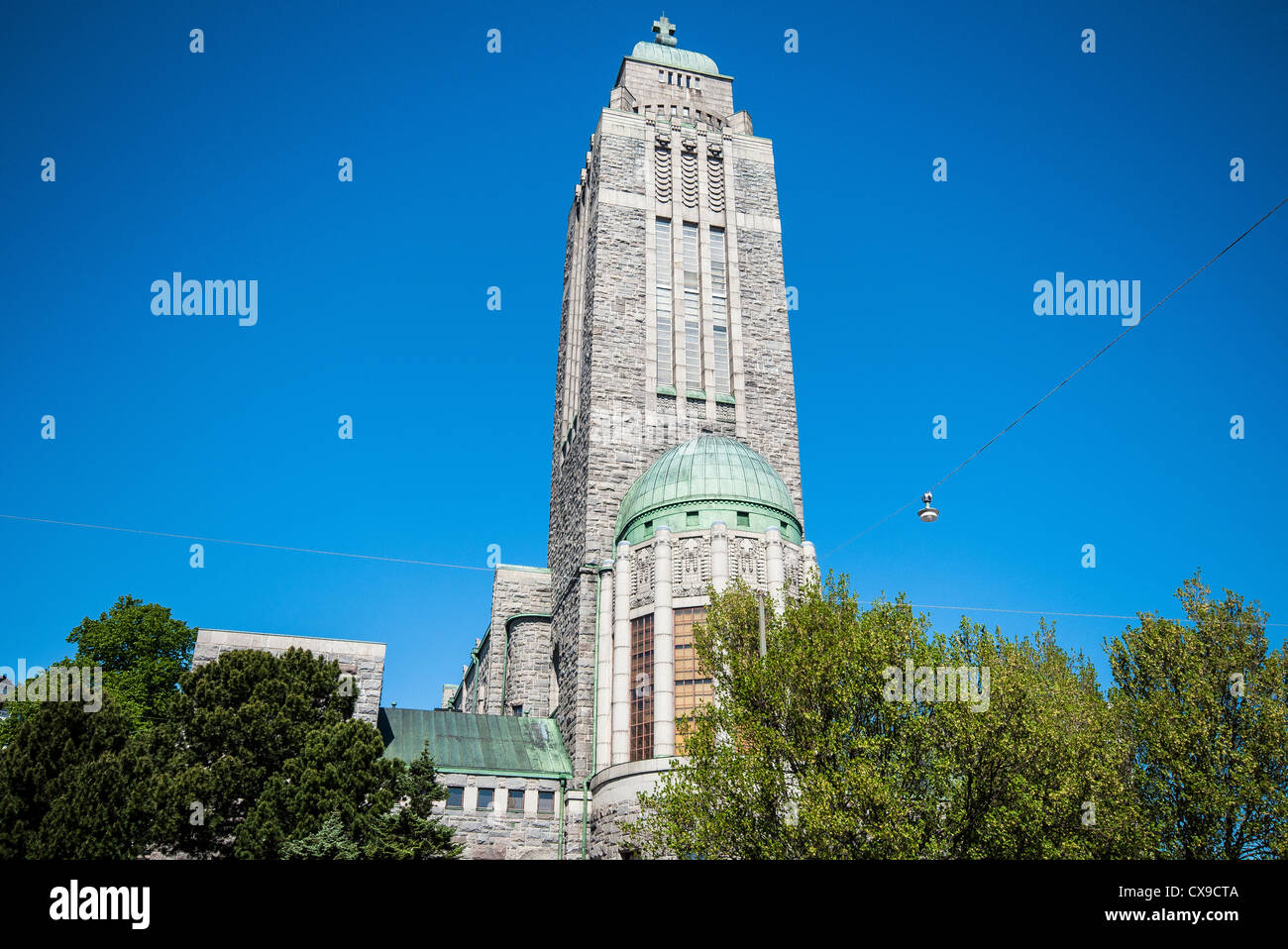 The Kallio Church designed by Lars Sonck built between 1908-1912 Stock ...